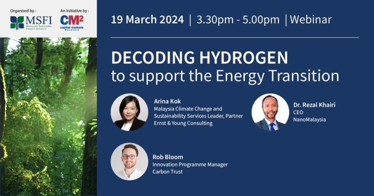 Decoding Hydrogen to support the Energy Transition – MSFI